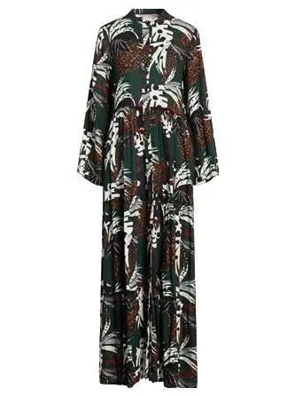 CONNOR & BLAKE Maxi Shirt Dress - Green
