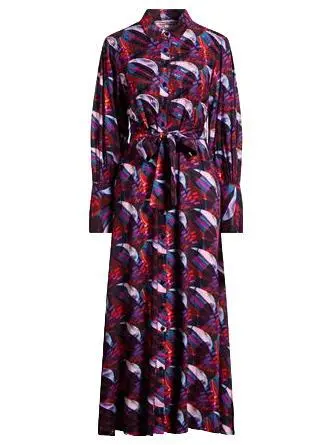 CONNOR & BLAKE Maxi Shirt Dress - Magenta
