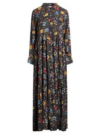 CONNOR & BLAKE Maxi Shirt Dress - Black