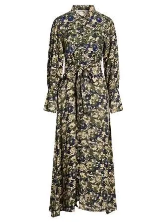 CONNOR & BLAKE Maxi Shirt Dress - Green
