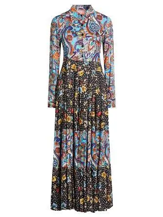 CONNOR & BLAKE Maxi Shirt Dress - Blue