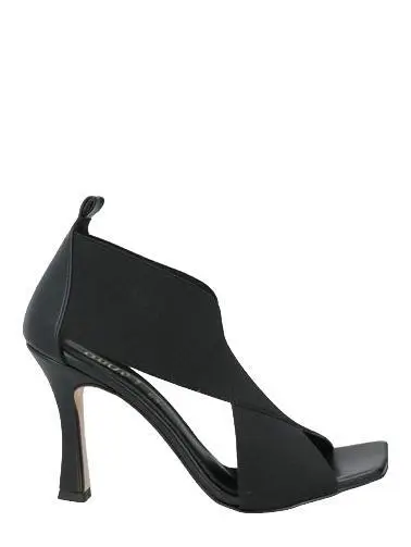 OVYE Sandals With Geometric Heel - Black