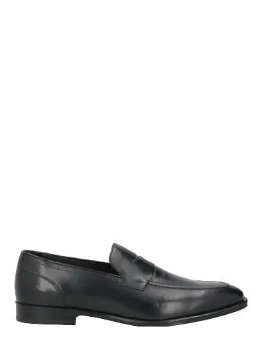 DOUCAL'S Bond Leather Loafers - Black