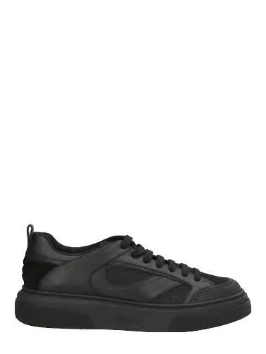 FERRAGAMO Cassina Mix Sneakers - Black