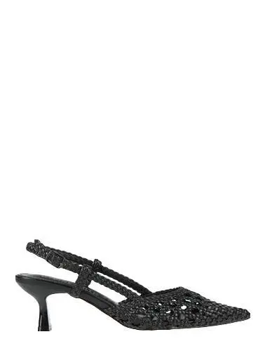 DIVINE FOLLIE Slingback Pumps - Black