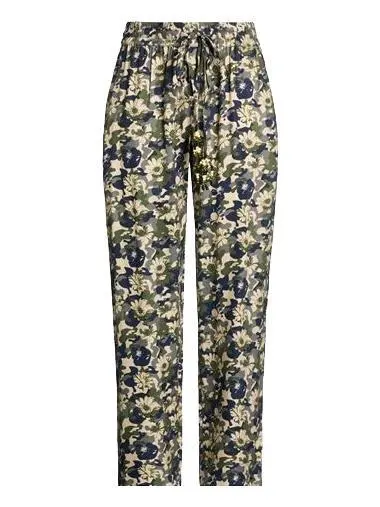 CONNOR & BLAKE Floral Print Tapered Pants - Green