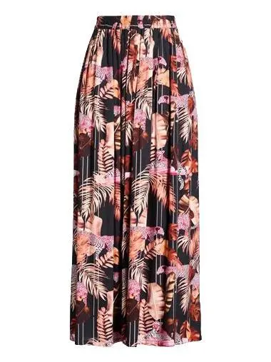 CONNOR & BLAKE Maxi Viscose Pleated Skirt - Salmon Pink