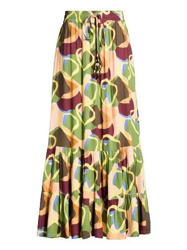 CONNOR & BLAKE Military Maxi Skirt - Green