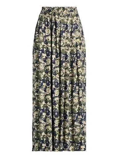 CONNOR & BLAKE Floral Print Maxi Skirt - Green