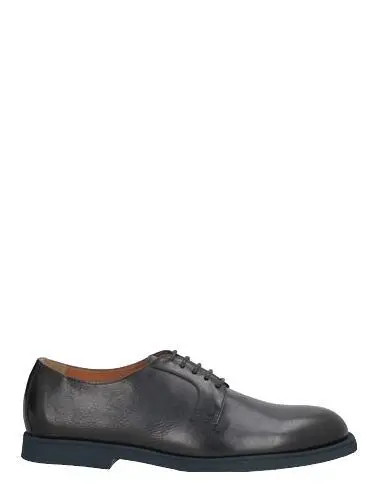 DOUCAL'S Leather Lace-up Derby Shoes - Midnight Blue