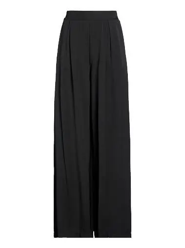 DANIELE FIESOLI Wide-leg Linen-viscose Pants - Black