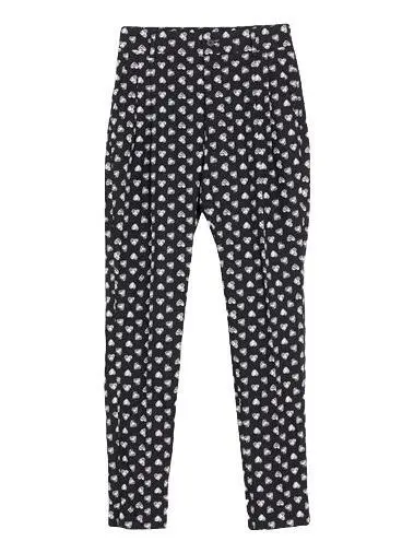Dolce & Gabbana Printed Slim Fit Trousers - Black