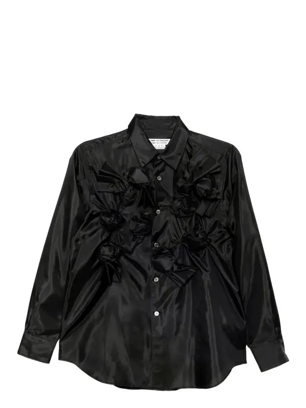 Comme Des Garçons Knotted Shirt - Black