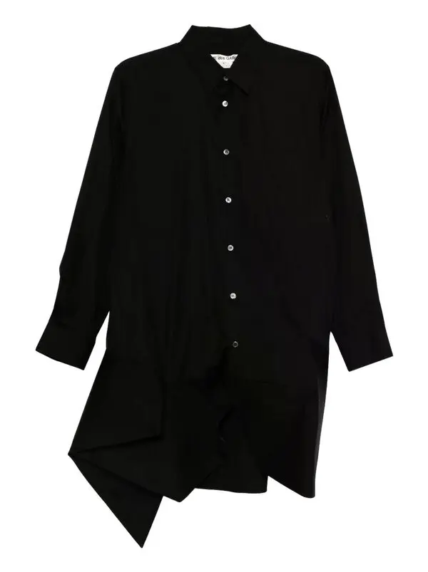 Comme Des Garçons Asymmetric Shirt - Black