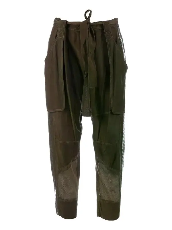 Edun Cropped Cargo Trousers - Khaki