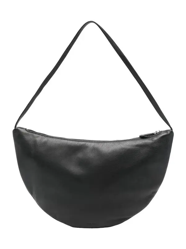 THE ROW Zip Shoulder Bag - Black