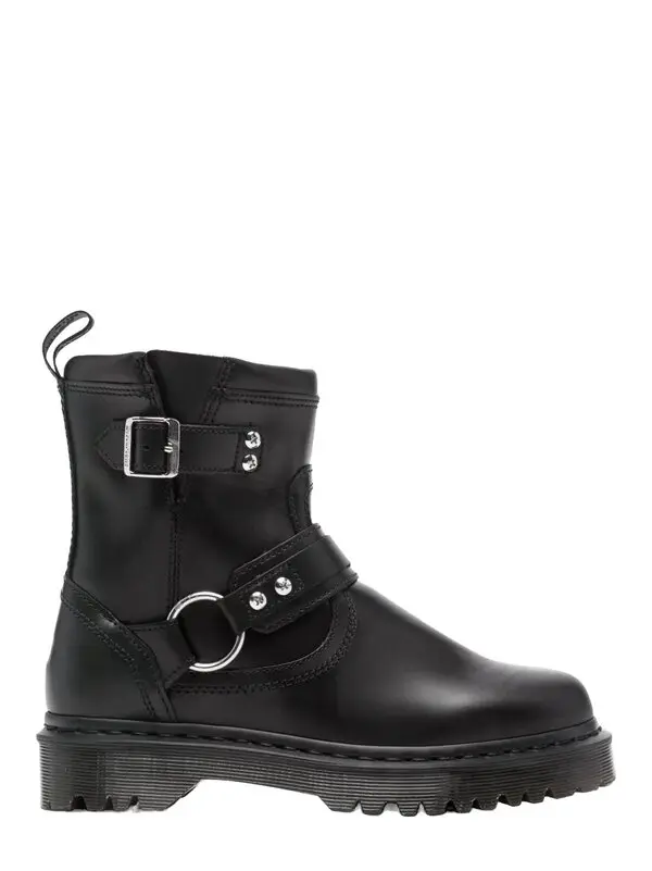 Dr. Martens Buckled Ankle Boots - Black