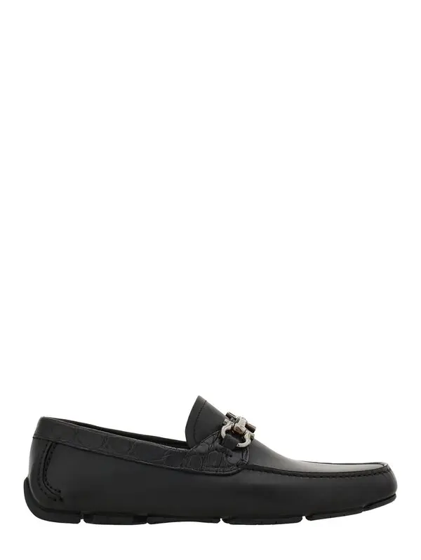 FERRAGAMO Gancini Driver Ornat - Black