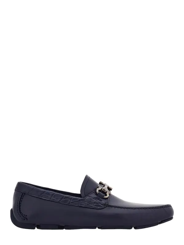 FERRAGAMO Gancini Driver Ornat - Blue