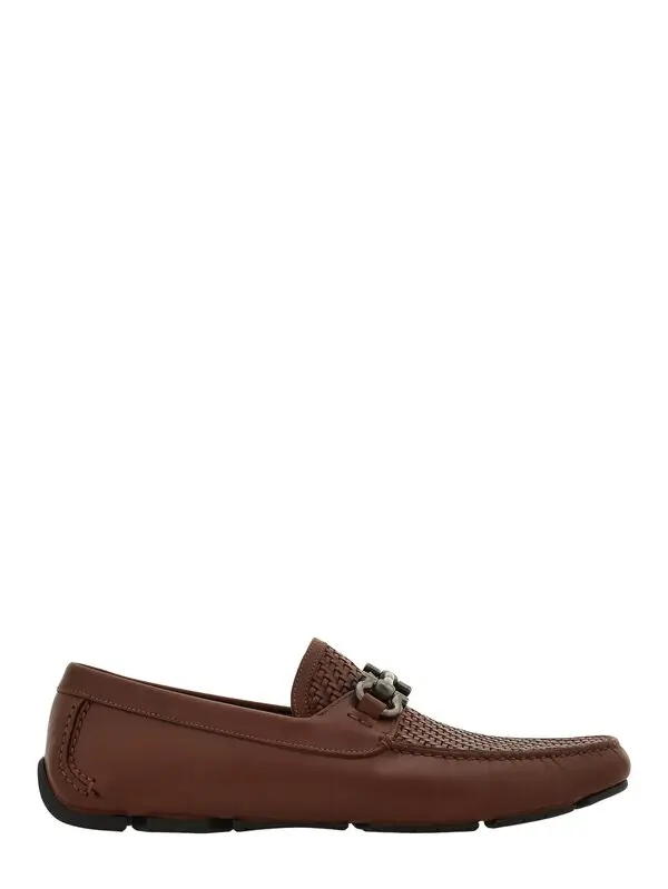 FERRAGAMO Gancini Driver Ornat - Brown