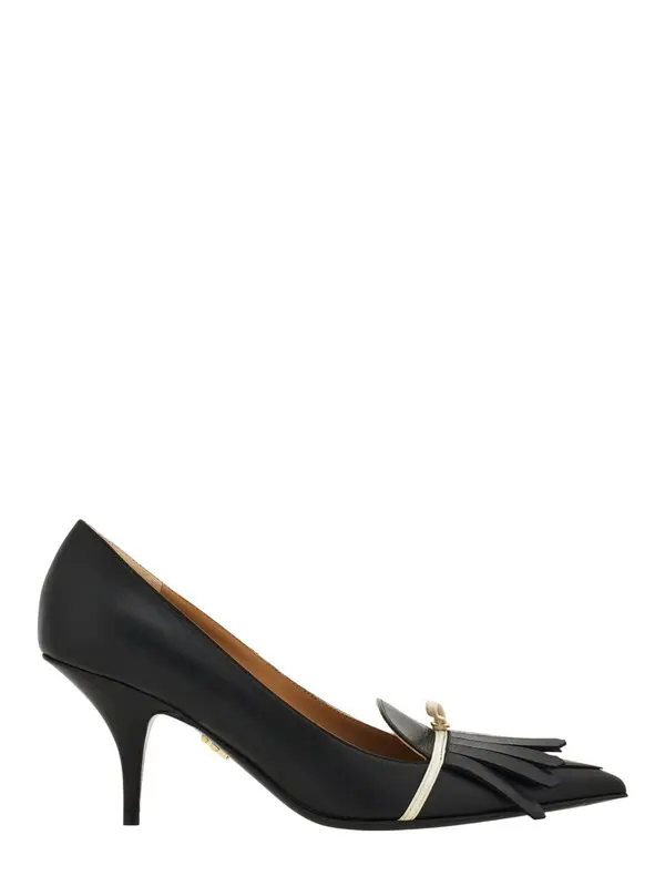 FERRAGAMO Pump With Bow Detailing - Black