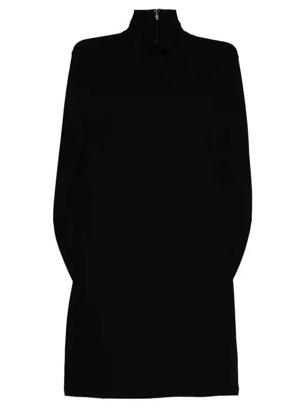 Alexander Wang High-neck Mini Dress - Black