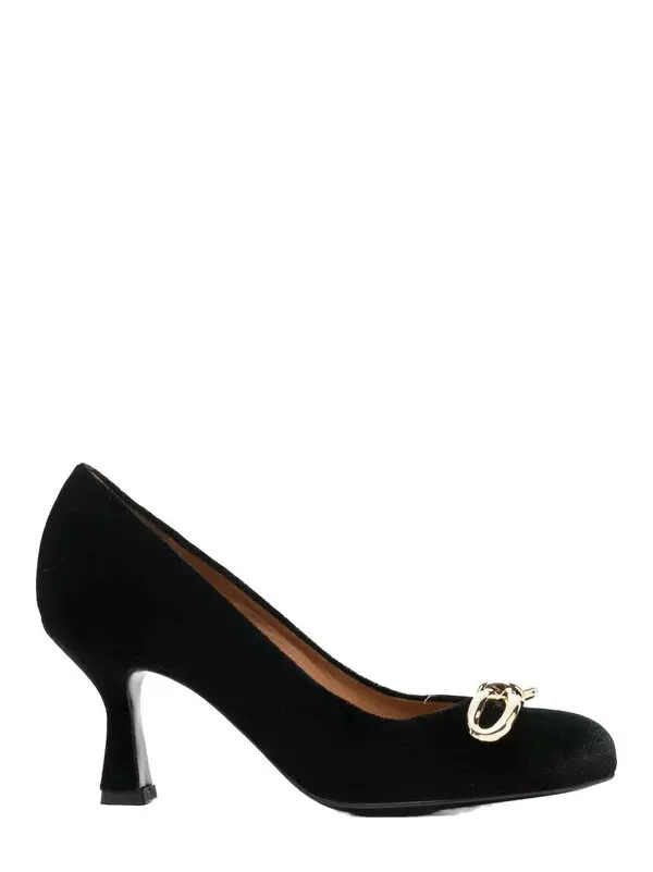 ISABEL FERRANTI Metal Detail Pumps - Black