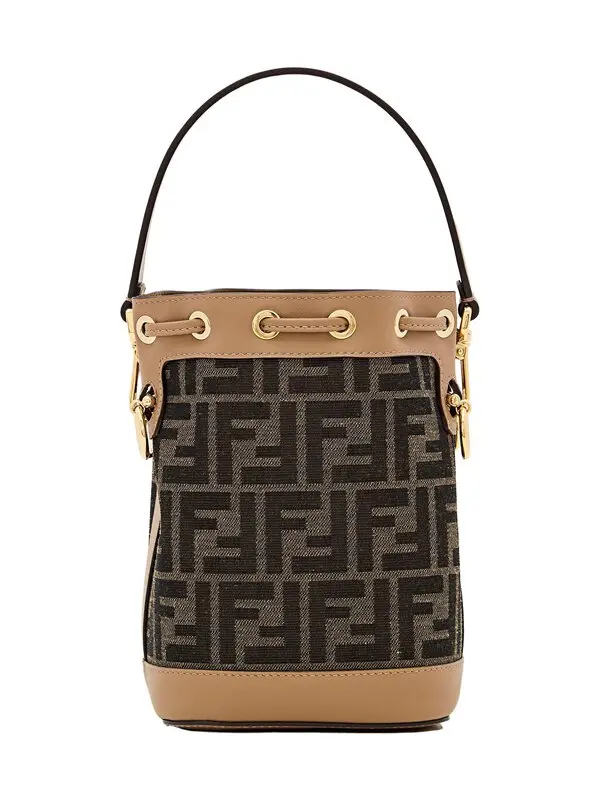 Fendi Mini Mon Tresor Jacquard Bag - Multicolor