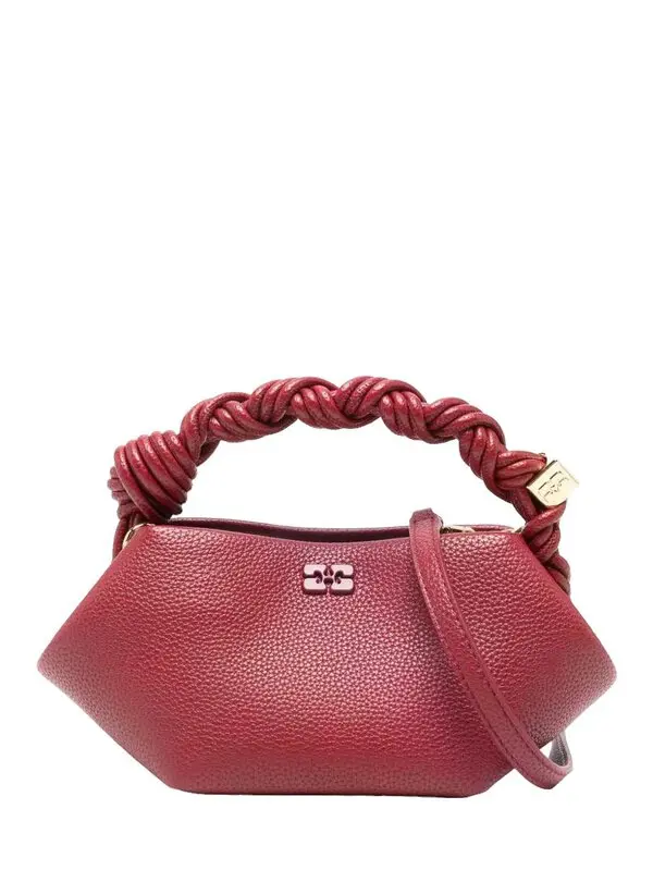 GANNI Mini Bou Tote Bag - Red