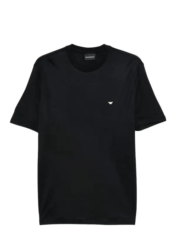 Emporio Armani Logo-embroidered T-shirt - Green
