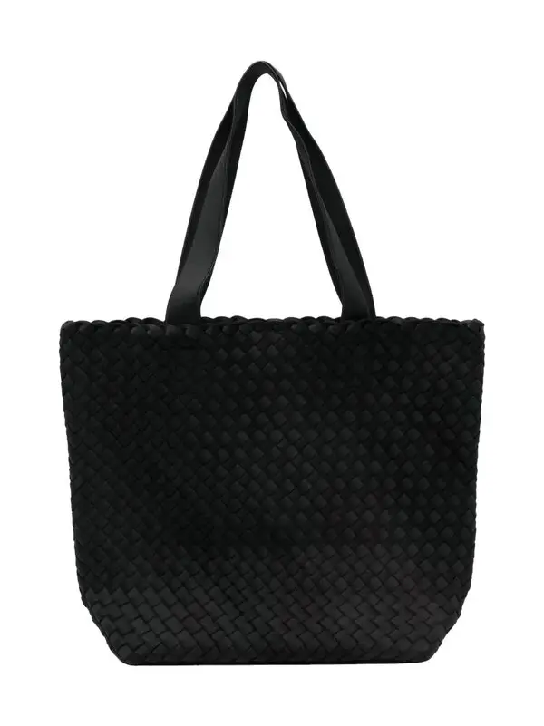 NAGHEDI Como Woven Tote Bag - Black