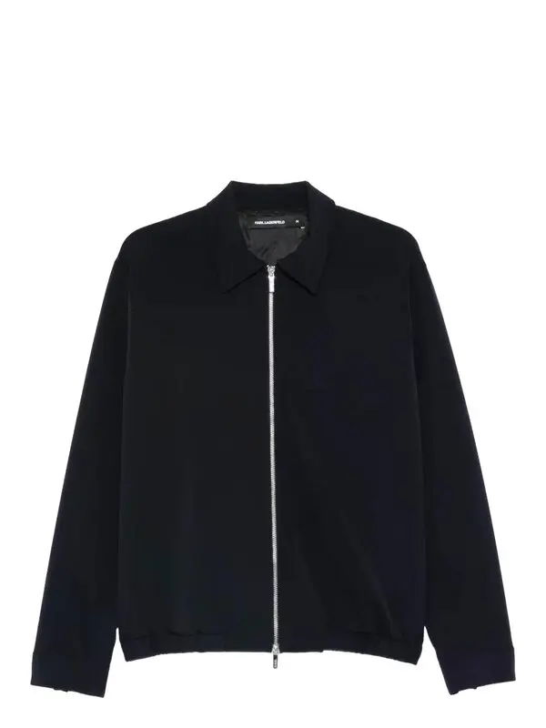 Karl Lagerfeld Zip-up Jacket - Blue