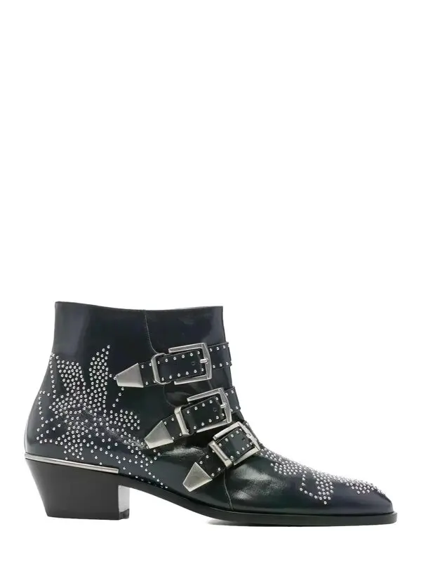 Chloé Studded Embellished Boots - Blue