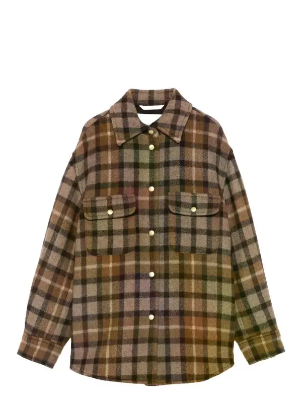 Marc O'polo Check-pattern Overshirt - Brown