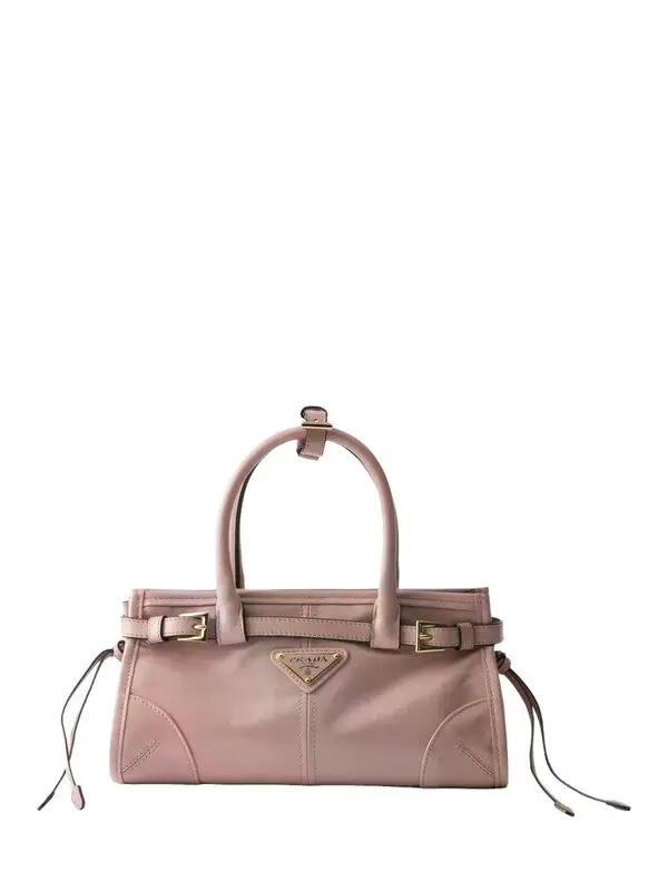 Prada Mini Leather Tote Bag - Pink