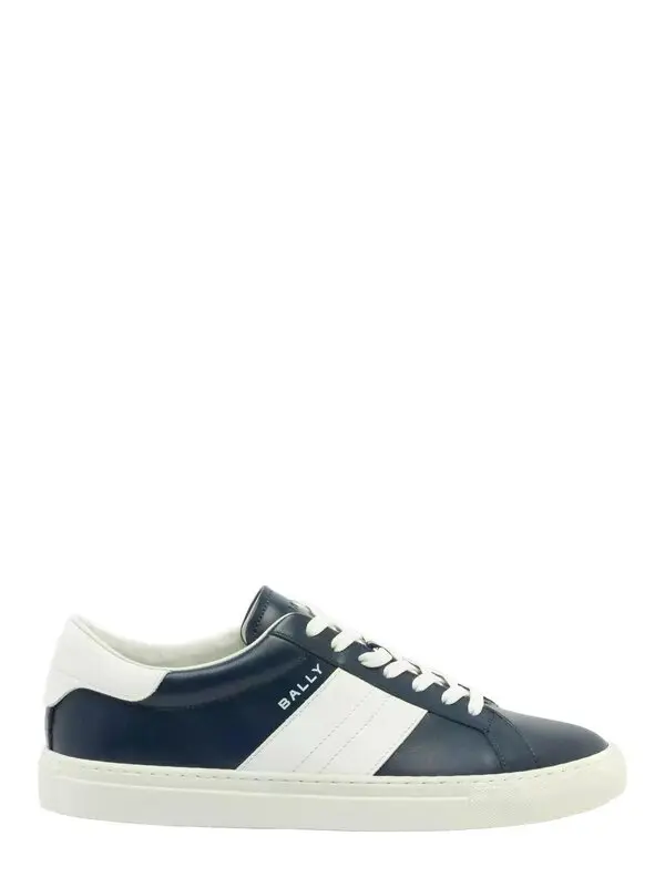 Bally Hedon Leather Sneakers - Blue