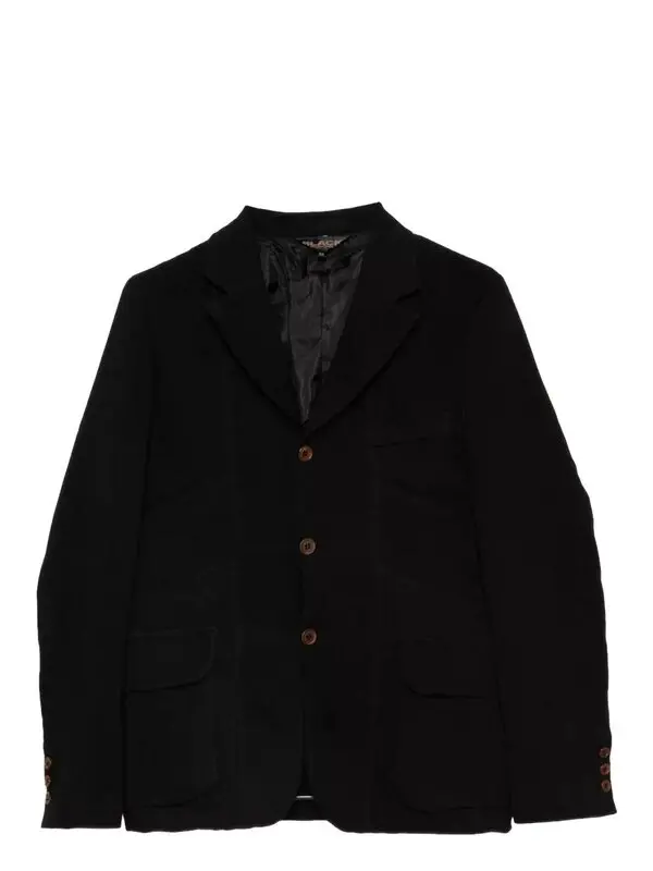 BLACK COMME DES GARÇONS Paneled Blazer - Black