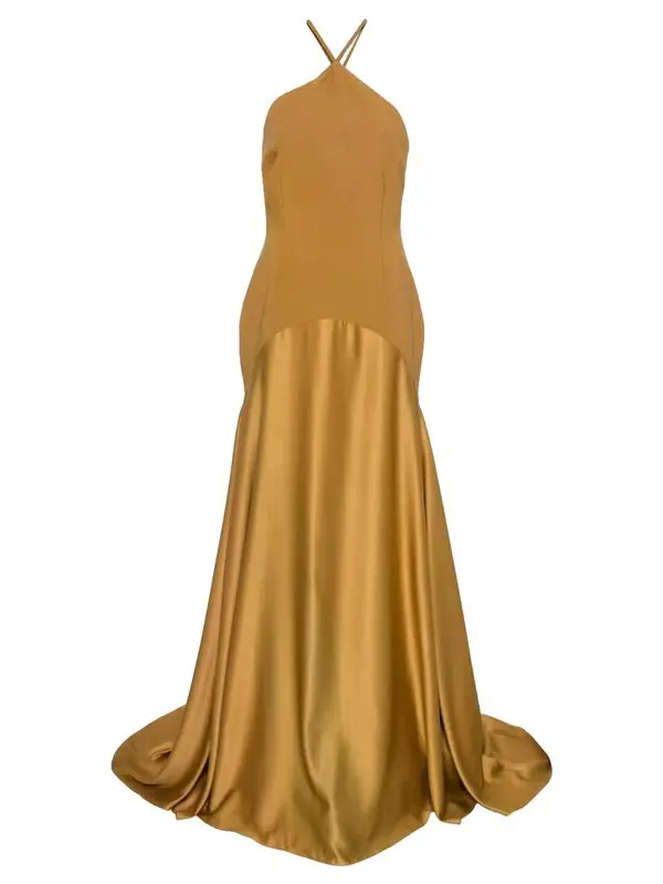 Solace London Florie Maxi Dress - Gold