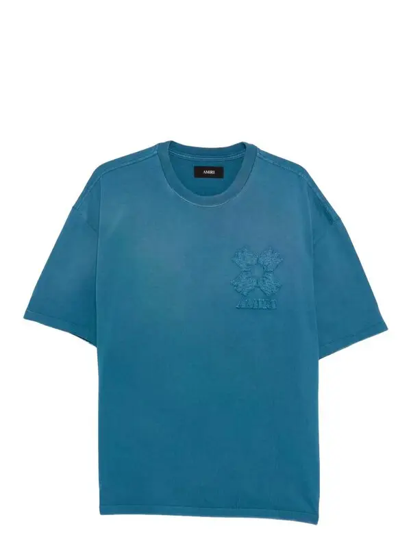 Amiri Ma Quad Crew-neck T-shirt - Blue