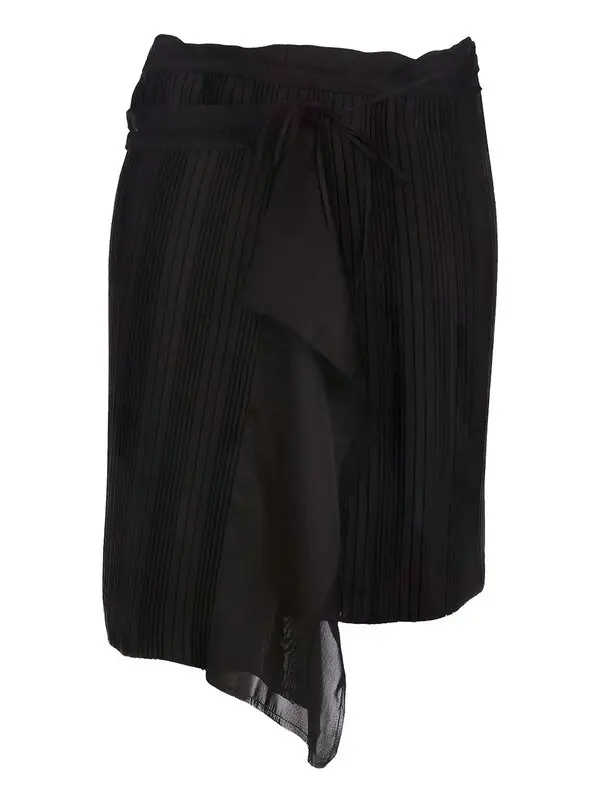 Sharon Wauchob Pleated Wrap Skirt - Black