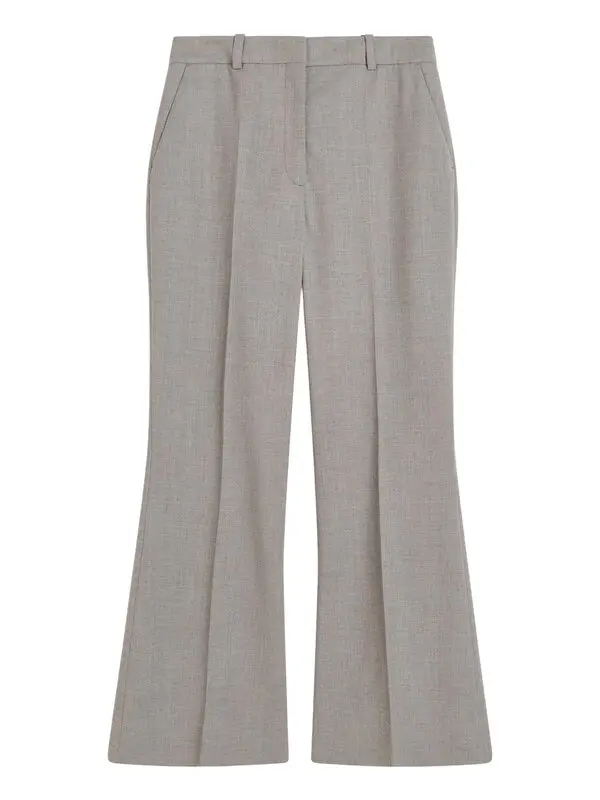 BY MALENE BIRGER Rosemarie Flared Trousers - Brown Mel