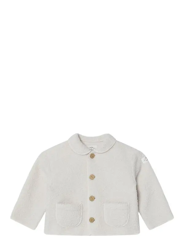 TEDDY & MINOU Teddy-effect Fabric Jacket - Beige