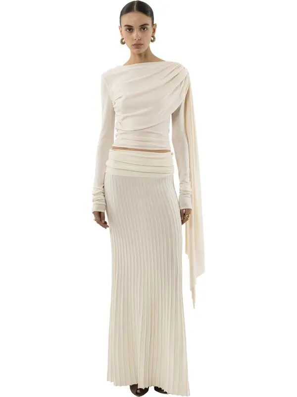 Arakii Breeze Maxi Skirt - Off-white