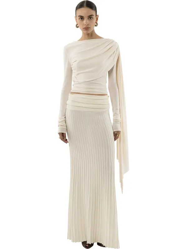 Arakii Breeze Maxi Skirt - Off-white