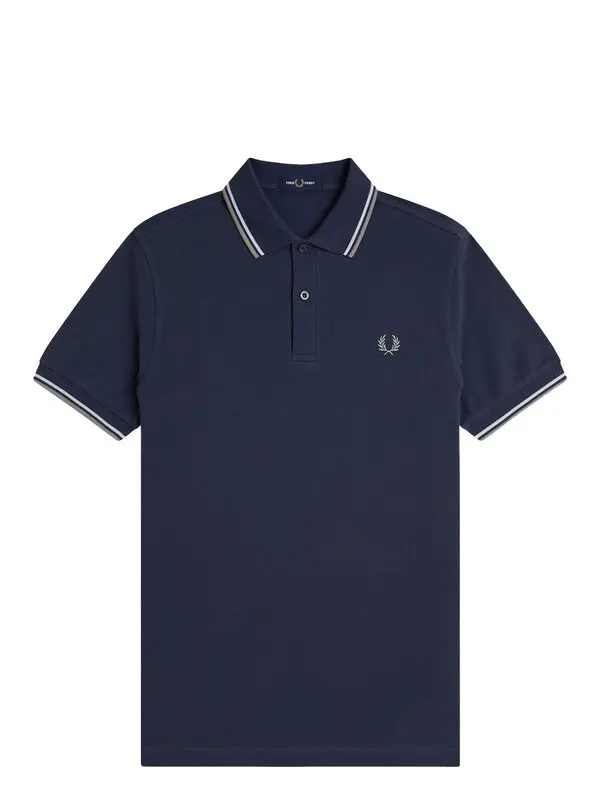 Fred Perry Polo With Logo - Blue
