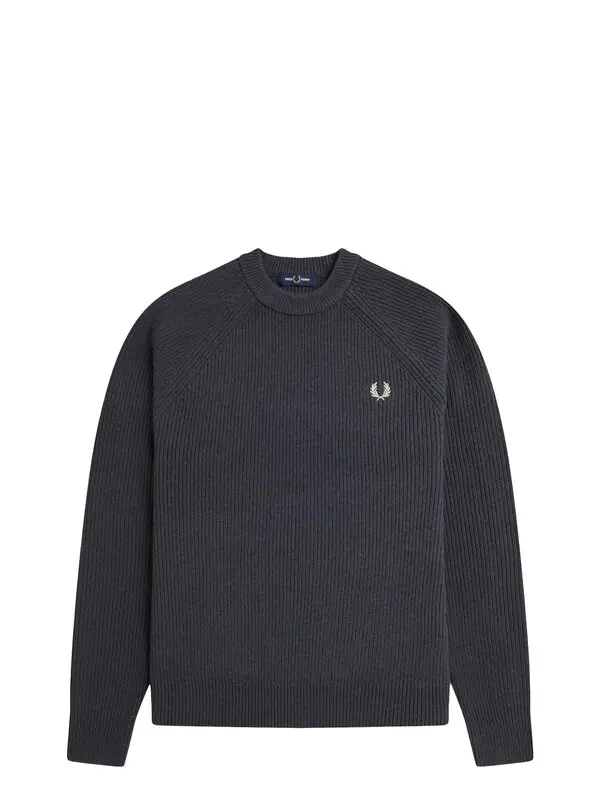 Fred Perry Jersey With Logo - Charcoal