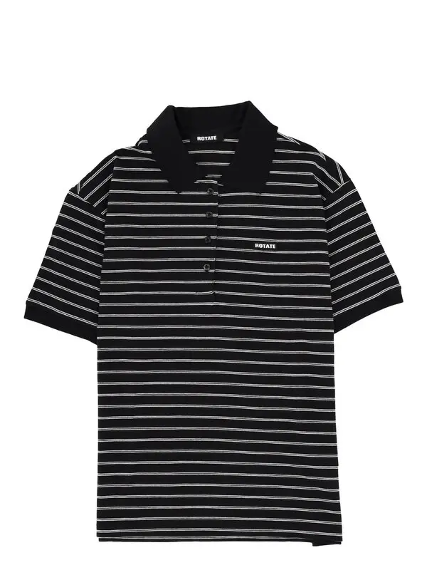 Remain Birger Christensen Polo With Logo - Black