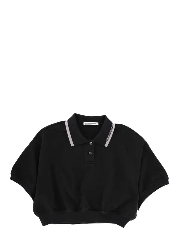 Alexander Wang Cotton Polo - Black