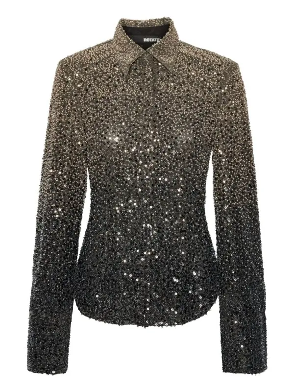 Remain Birger Christensen Sequin Shirt - Grey