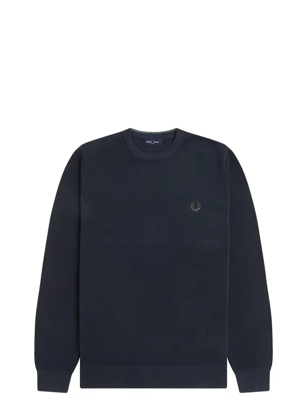 Fred Perry Jersey With Logo - Blue
